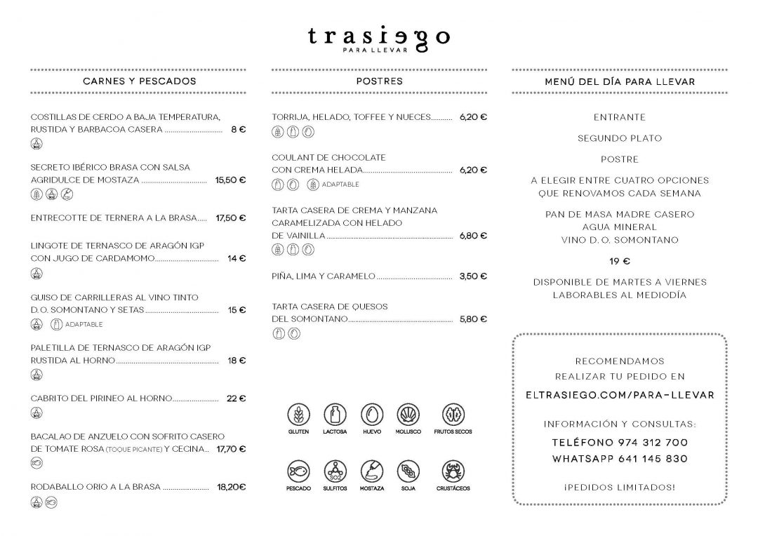 BARBASTRO. El Trasiego, comida para llevar