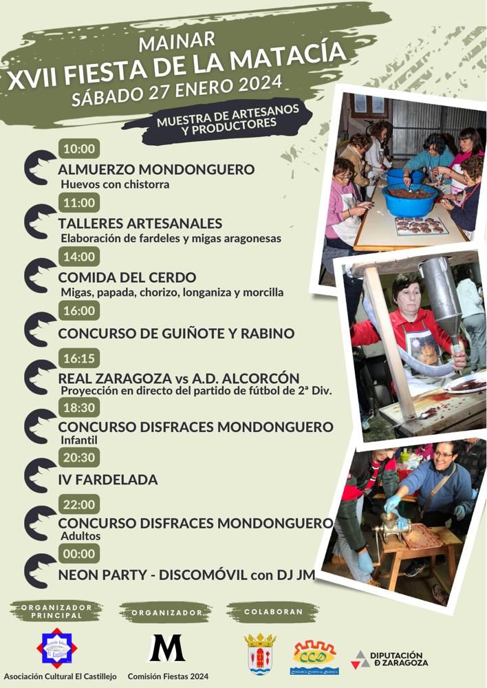 MAINAR. XVII Fiesta de la matacía